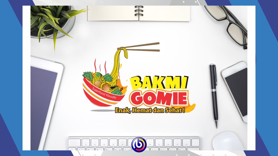 Desain ilustrasi lucu atau desain logo kartun untuk Anda