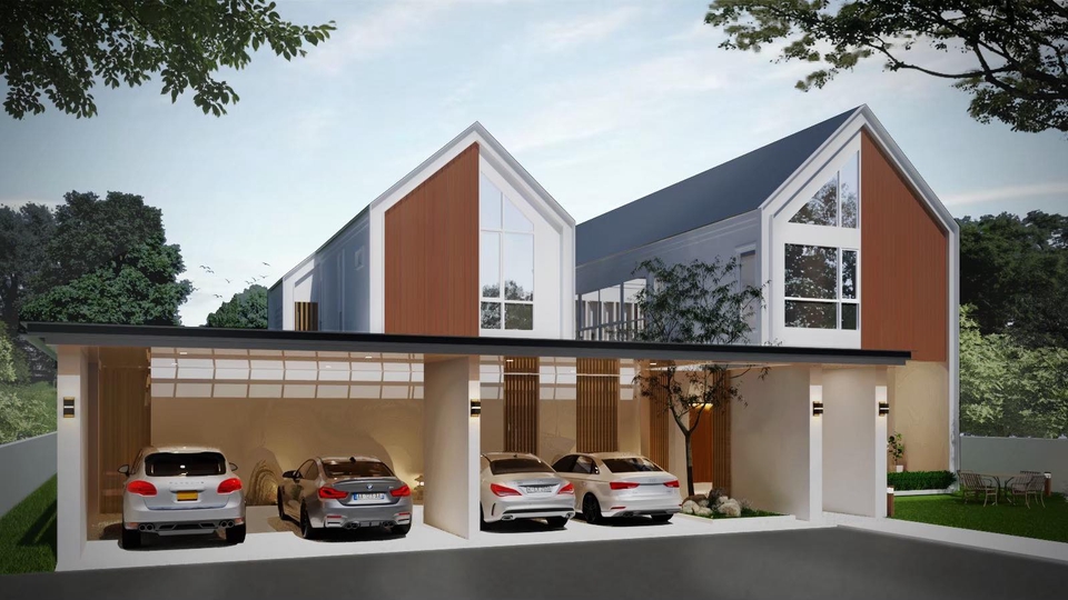 Render Perspective interior and exterior