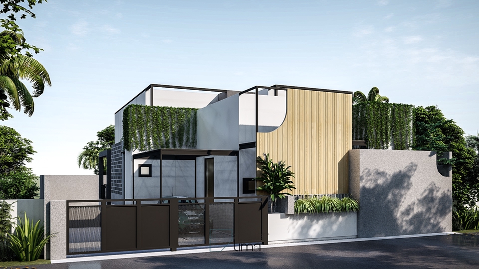 Desain Arsitektur (3D Rendering, Gambar Teknis)