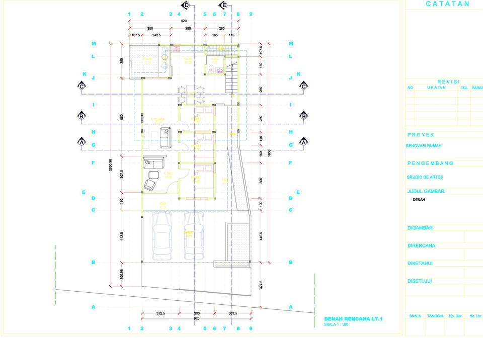 AutoCAD 2D-Shop Drawing-DED-As Built-IMB | 7000/m2 | Desain Rumah-Ruko ...