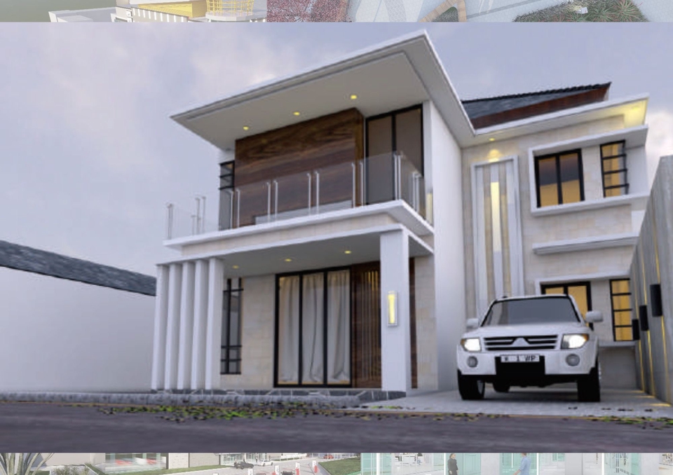3D Perspektif & Rendering Eksterior, Interior, dan Landscape