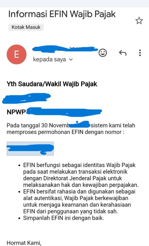 PEMBUATAN NPWP dan EFIN