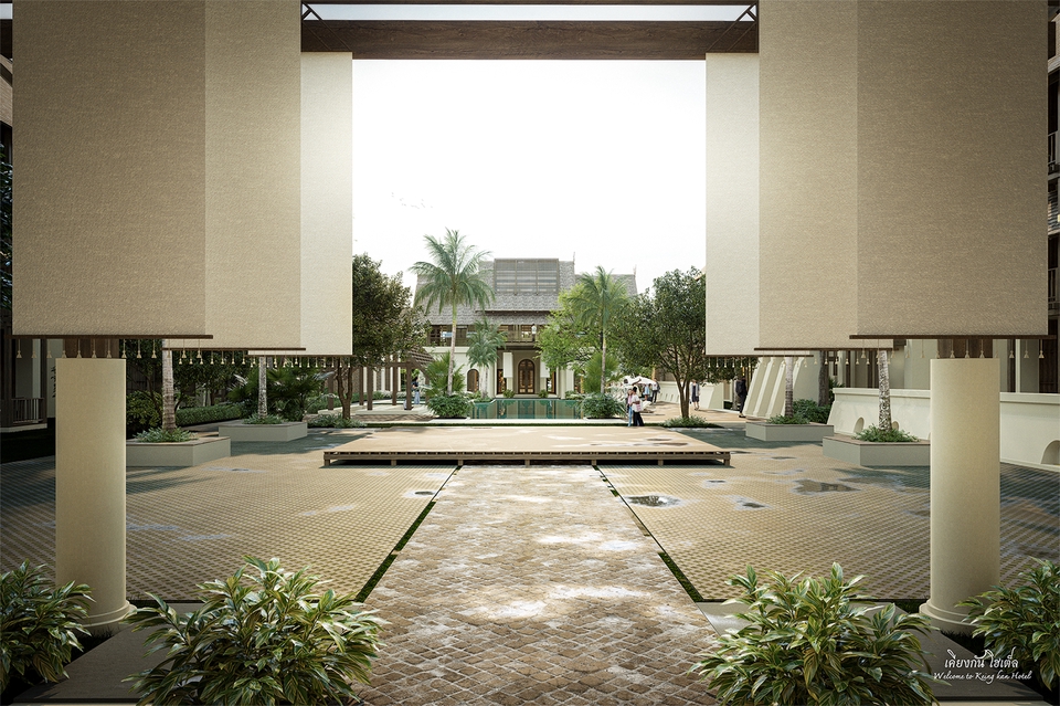 3D Render perspective Exterior, Interior