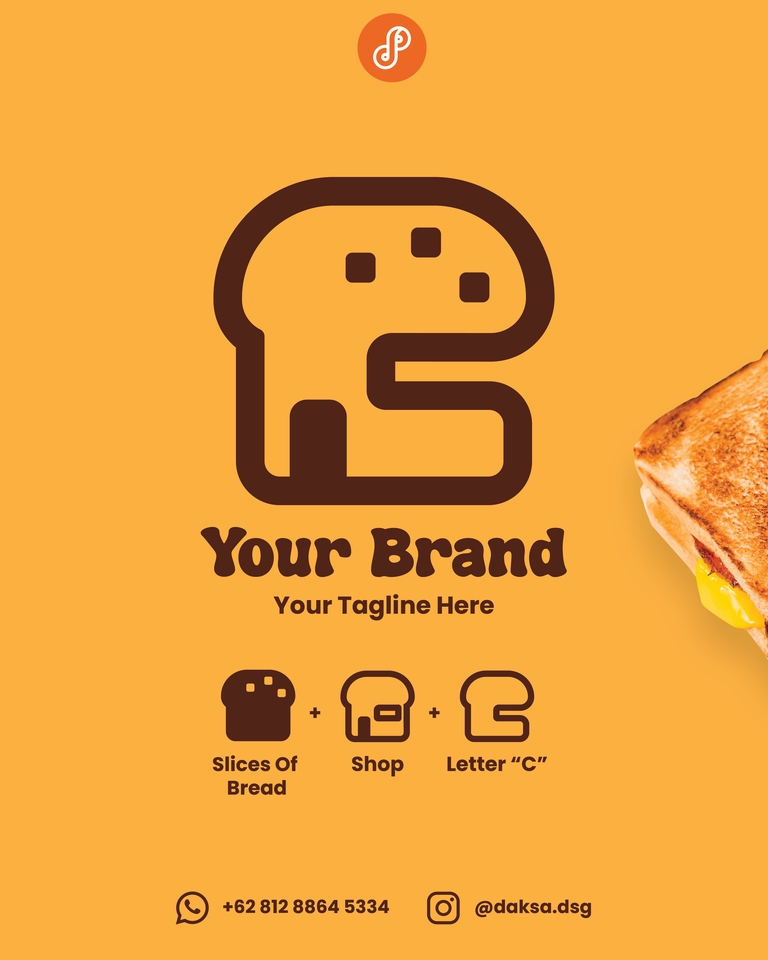 Desain Logo bidang F&B dengan gaya Modern dan Modern Playfull