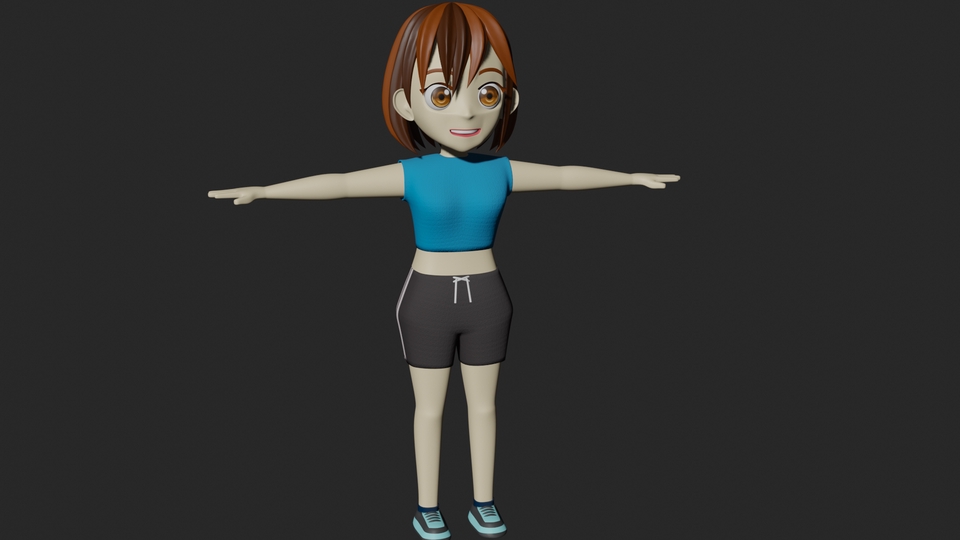 3D environment & character untuk proyek animasi