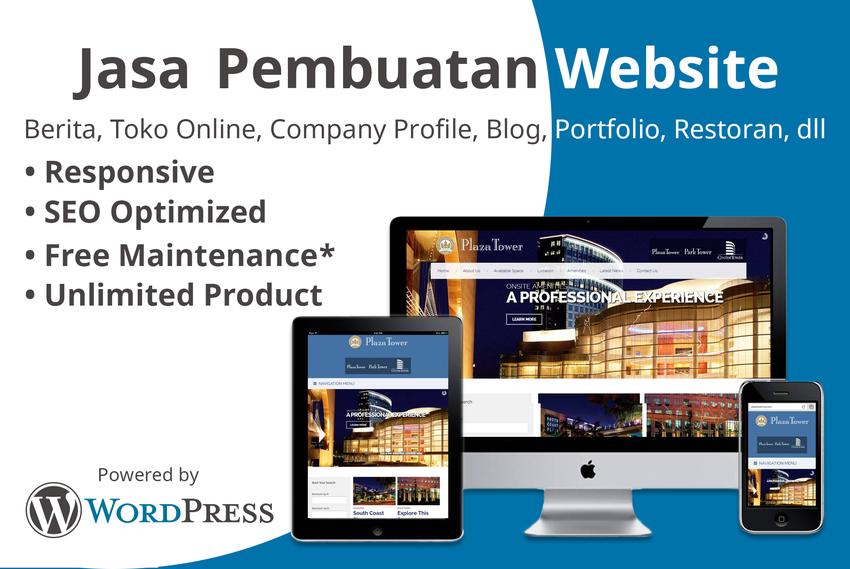 Pembuatan segala macam website dengan Wordpress