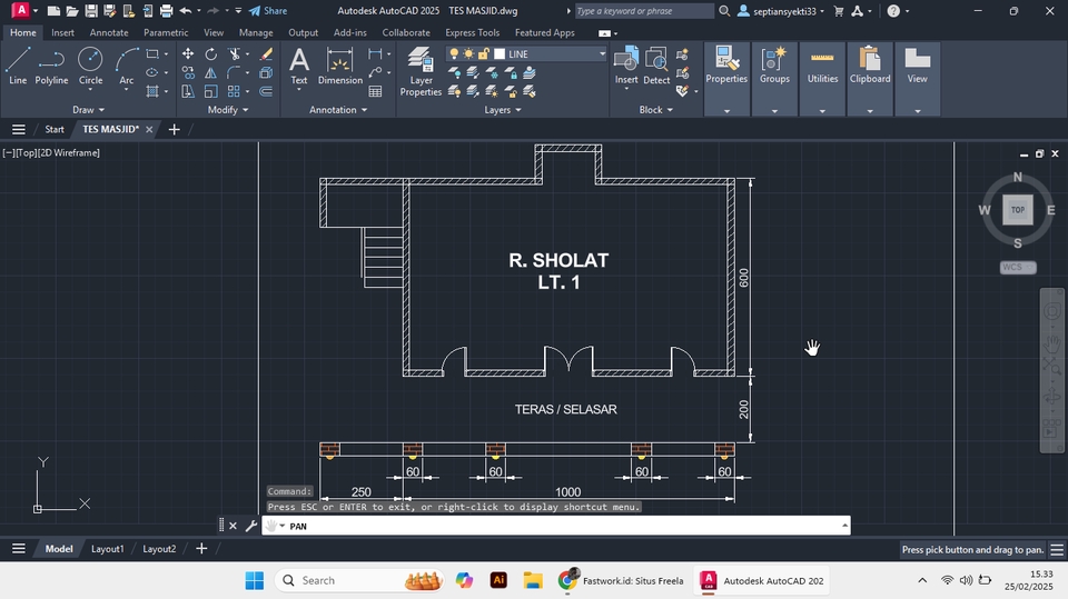 Jasa Drafting Gambar Arsitektur - Teknik (CAD)