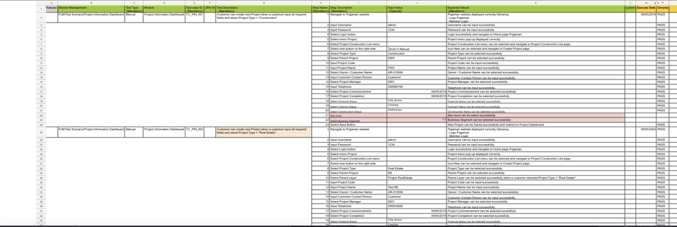 สร้าง test case , manual test ของ mobile และ web