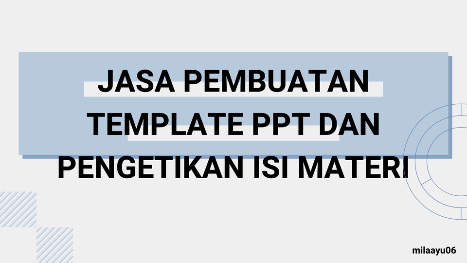 Jasa Pembuatan Template Power Point (PPT)