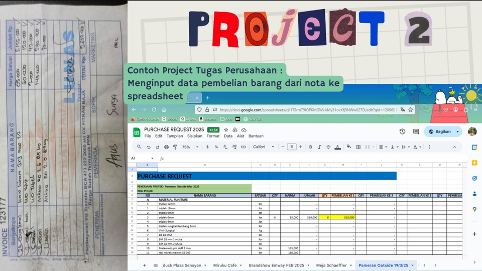 Jasa Entry Data Akurat, Rapi, & Tepat Waktu – UMKM | Tugas Kuliah | Kantor