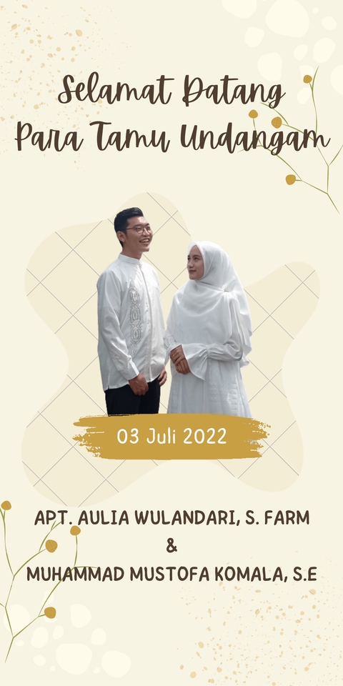 Banner undangan, acara, dan promosi