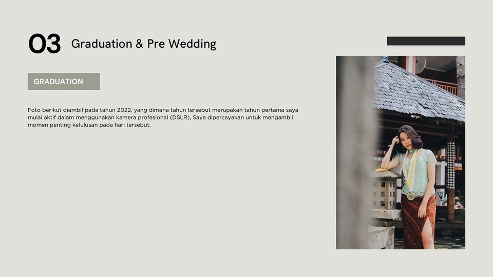 Photographer Event/Product/Wedding/Potrait/Sports/Graduation JABODETABEK