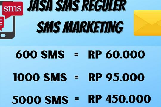 Jasa SMS Marketing SMS Promosi cocok untuk memperkenalkan usaha / produk