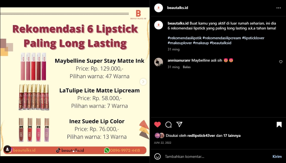 Penulisan konten artikel website, postingan Instagram, script writing ...