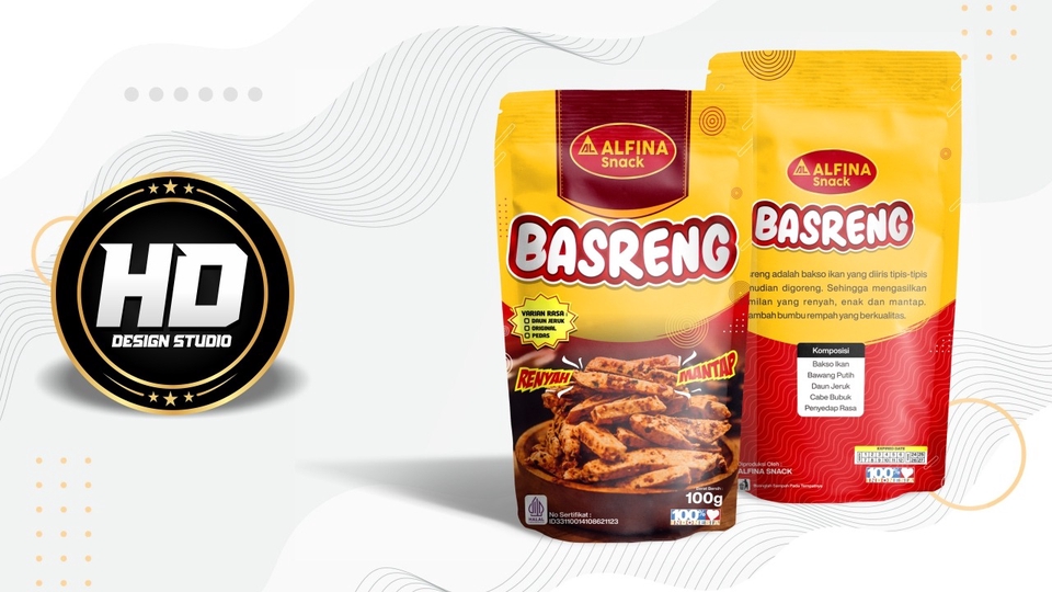 DESAIN LABEL KEMASAN PRODUK TERPERCAYA