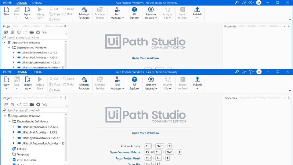 UI Path Robot dan Exel Dasboard untuk report analisa