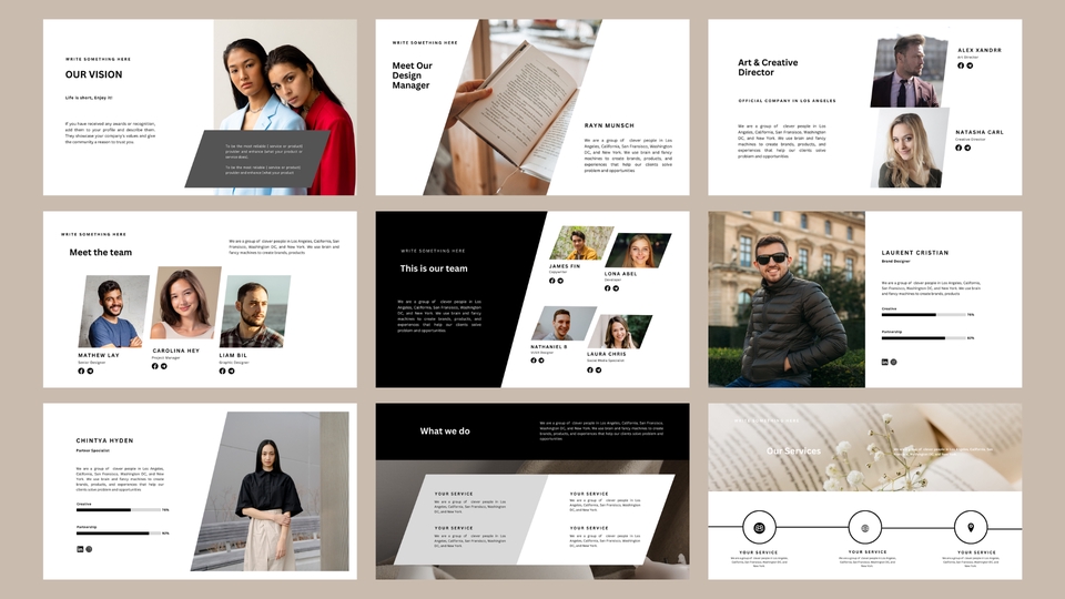 Desain Presentasi Power Point - Modern, Menarik, Minimalis