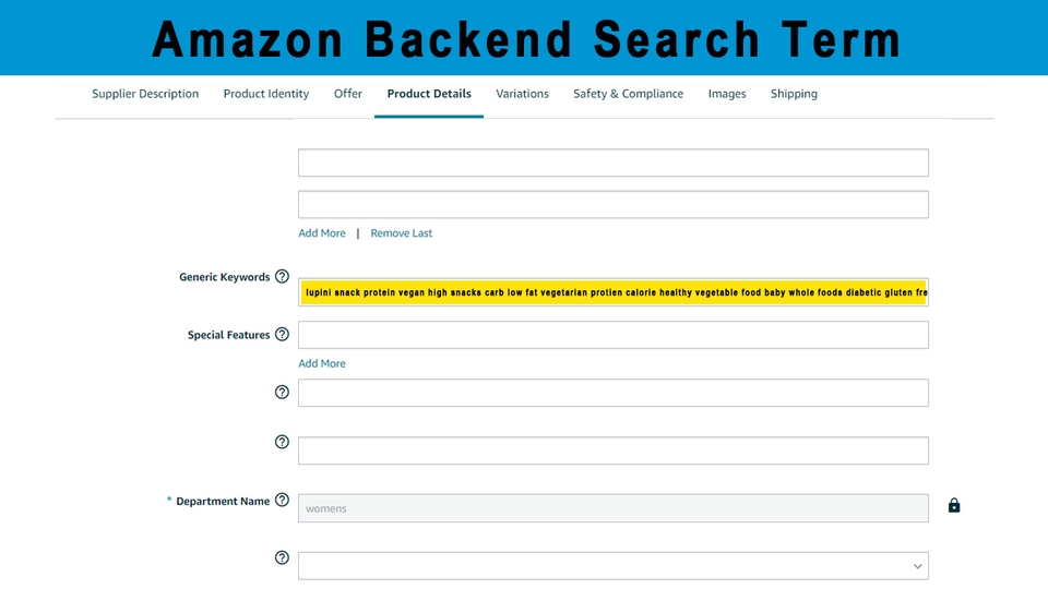 รับสร้าง Amazon Search Term ที่ใช้ลง Amazon Listing เพื่อให้สินค้าถูก ...