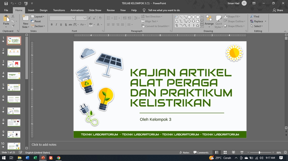 Jasa Pembuatan PPT Presentasi Interaktif