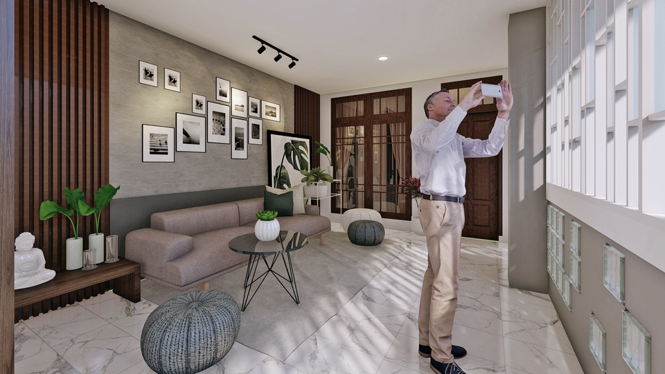 3D Video Animasi (Exterior) Rumah, Ruko, Perumahan, Sekolahan dll