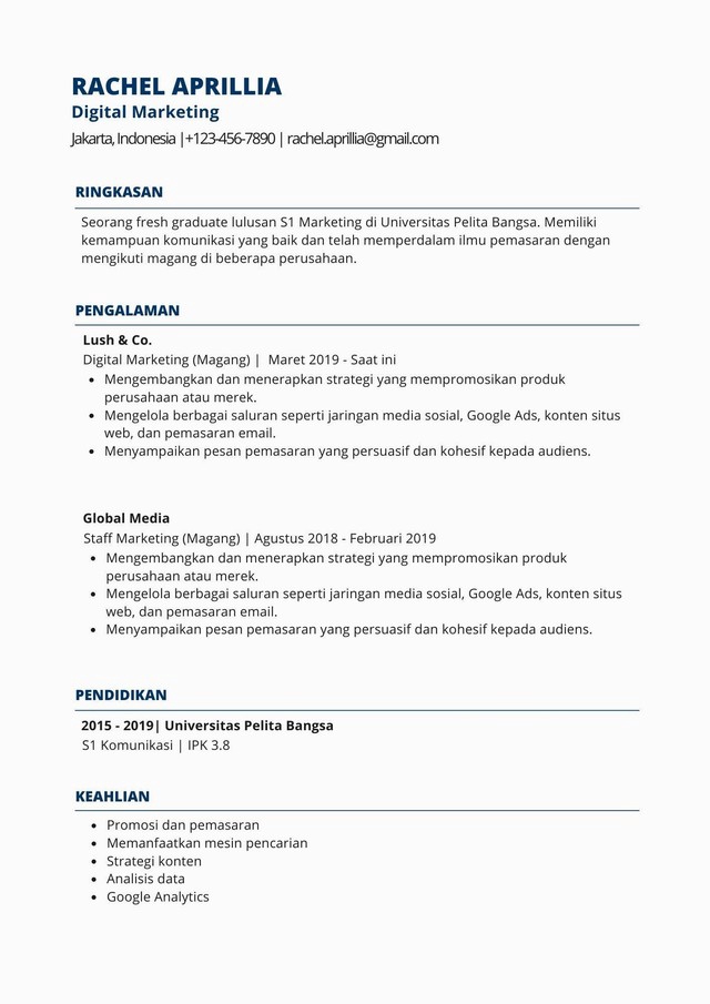 DESAIN MEMBUAT CV ATS, KREATIF, DAN MEMBUAT PORTOFOLIO