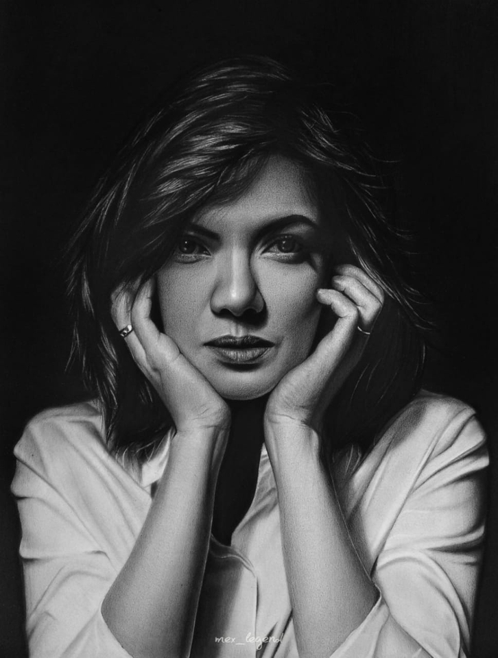 LUKISAN POTRAIT SUPER DETAIL & ORIGINAL