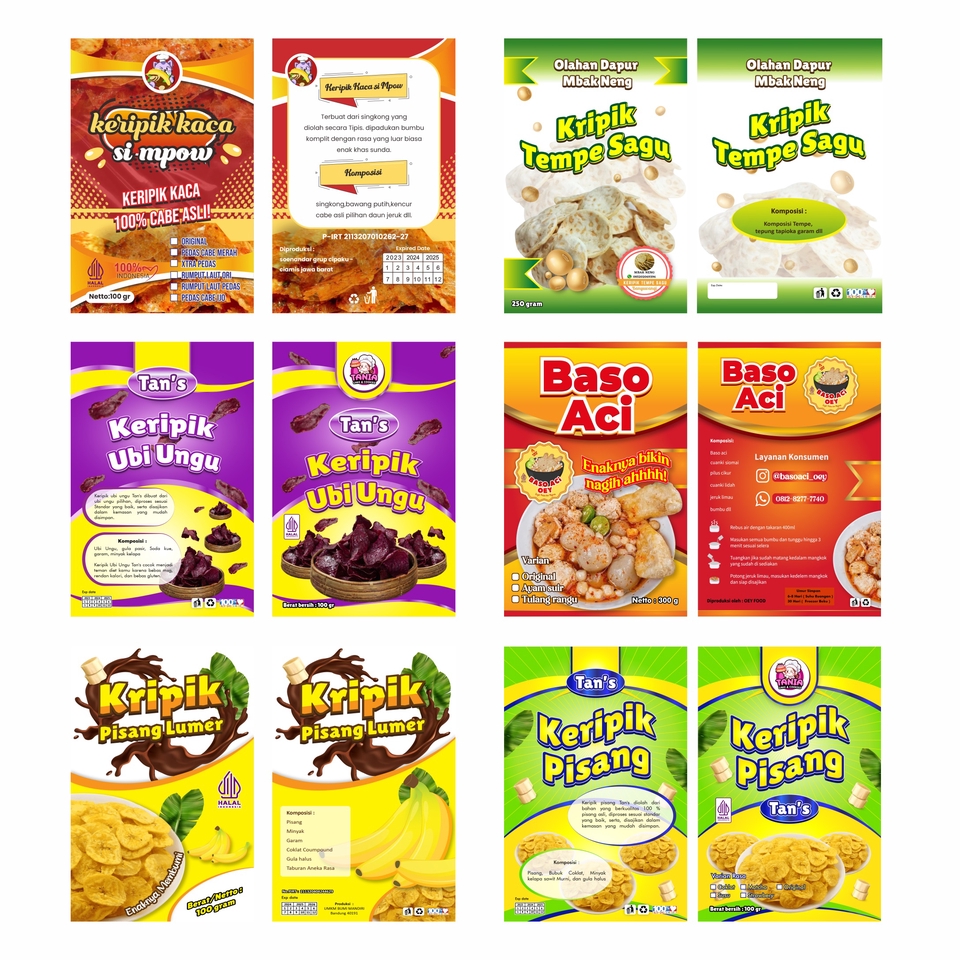 DESAIN KEMASAN PRODUK PACKAGING/STANDING POUCH/BOX DENGAN GAYA MINIMAL ...