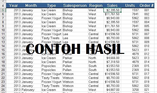 Jasa Data Entry Excel, Product Listing, Convert PDF to Excel, Pembuatan template excel dalam 24 jam