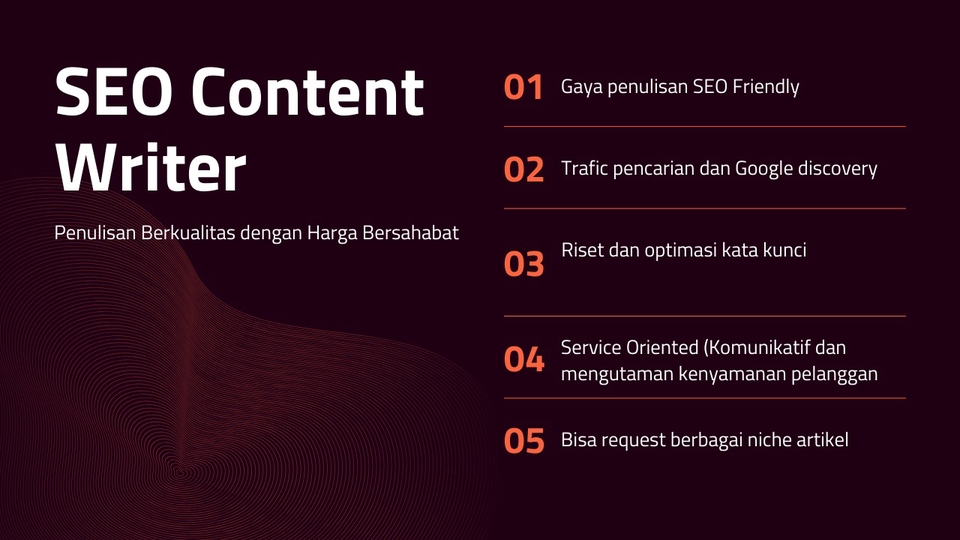 Content Writer SEO Dengan Harga cuma 10 ribua