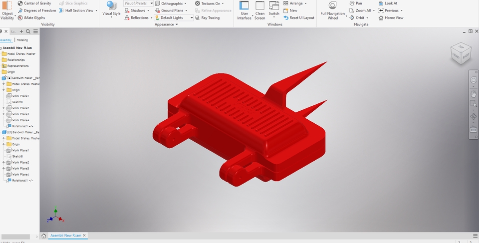 2D & 3D Mechanical Drawing Autodesk Inventor - Mechanical Hand Drawing ...