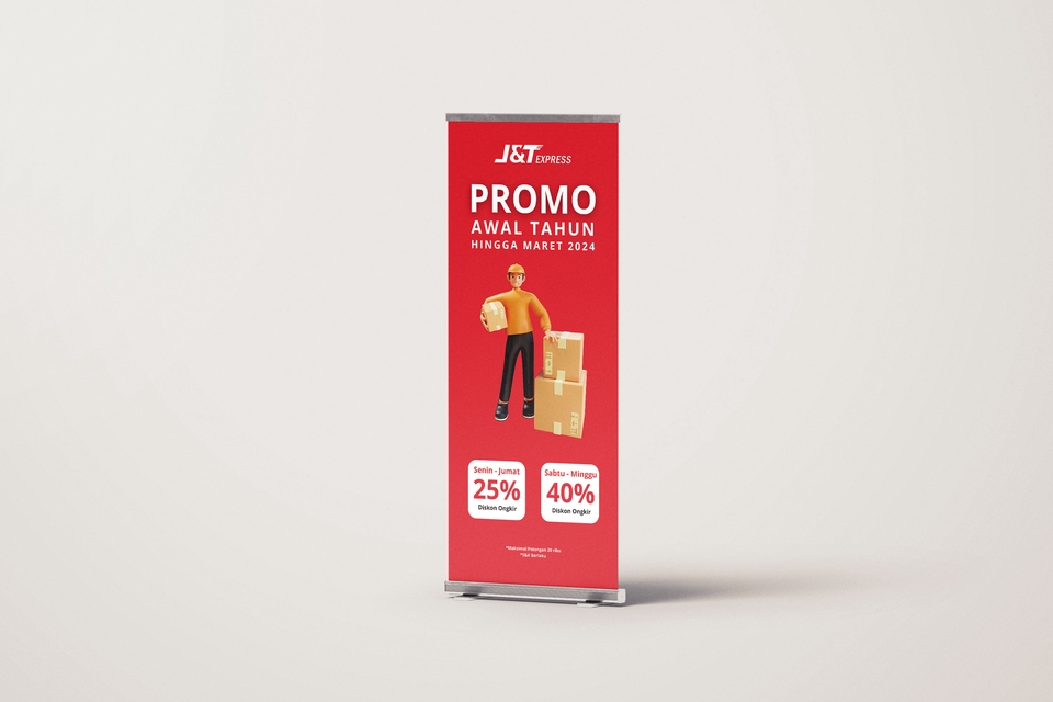 Desain X-Banner, Roll Banner, Spanduk, Backdrop, Poster Caleg