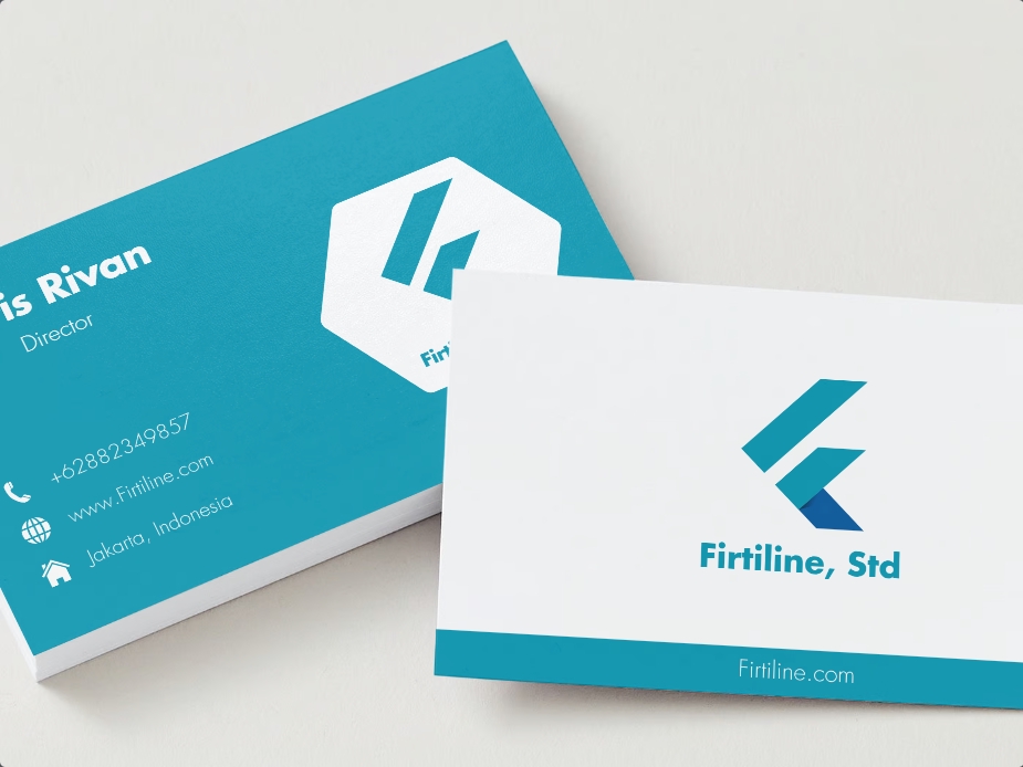 Desain Kartu Nama / ID Card Modern, Minimalist dan Profesional