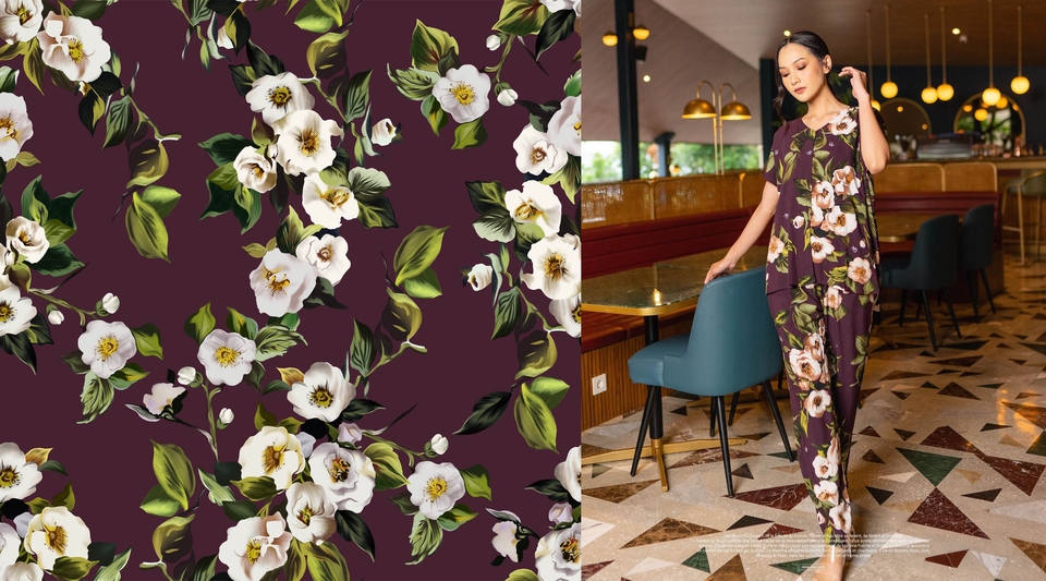 Design Pattern Textile untuk produk fashion