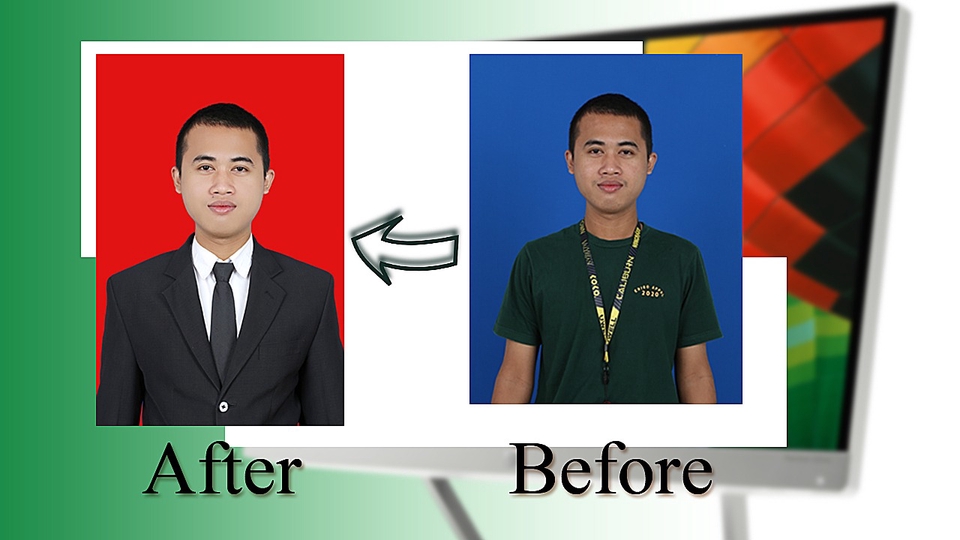Edit Background Foto Formal