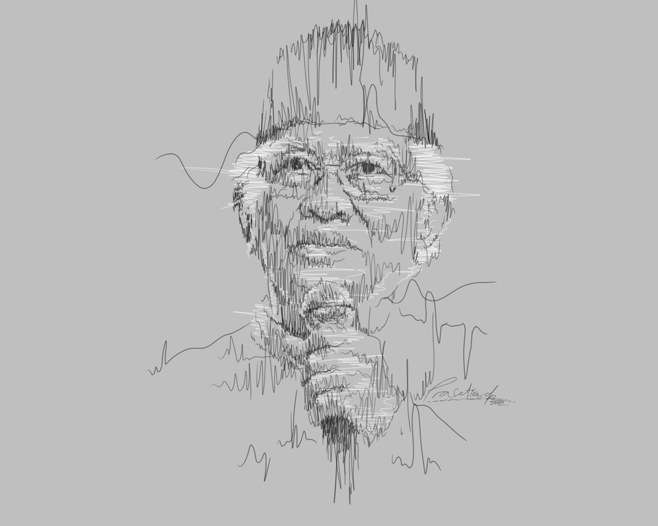 Potrait Digital Scribble, dan Illustrasi