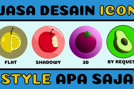 Desain Icon atau Ilustrasi Objek jadi dalam 2 hari