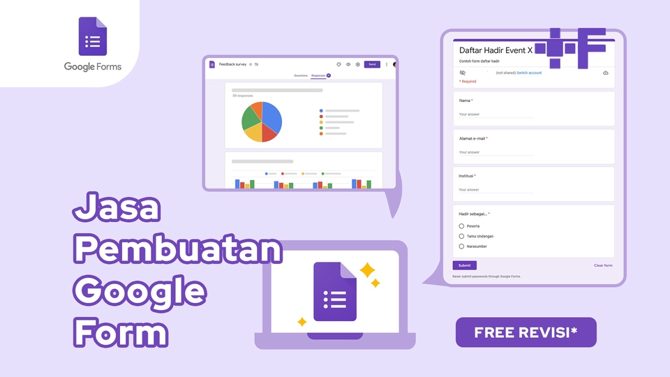 Jasa Pembuatan Google Form (Formulir Google)