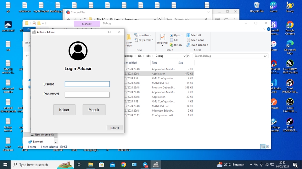 Jasa Pembuatan aplikasi desktop pc berbagai sistem
