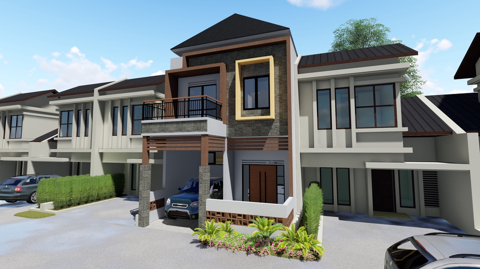 JASA ARSITEK LENGKAP | 3D MODELING, RENDERING, DED, DAN RAB