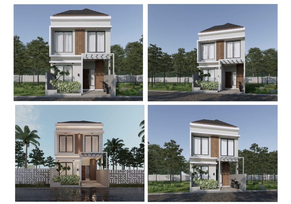 Desain Rumah Tinggal Modern Minimalis
