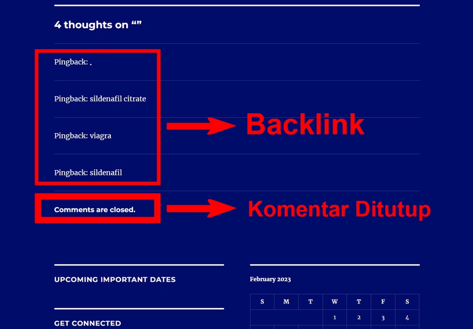 50+ Backlink Edu/Gov Tipe Pingback/Trackback Berkualitas Tinggi