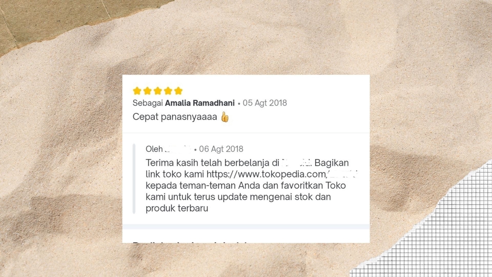 Jasa Review (Ulasan) marketplace Shopee, Tiktok Shop, Tokopedia, Lazada