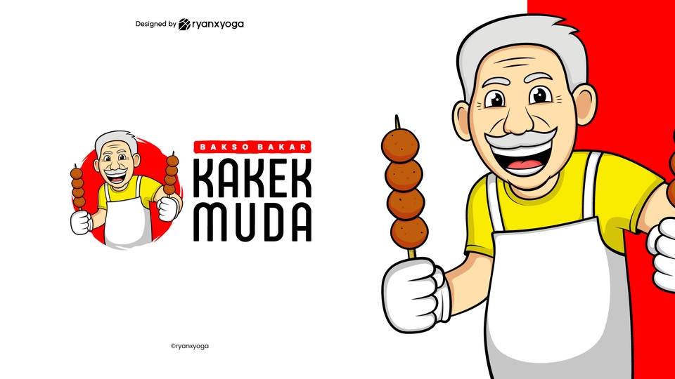Desain Logo Karakter Ilustrasi - Bebas Revisi Sampai Jadi