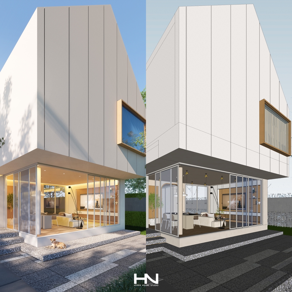 สตูดิโอเรนเดอร์งาน 3D Perspective/Animation อาคารทุกรูปแบบ ภายนอก/ภายใน ครบวงจร