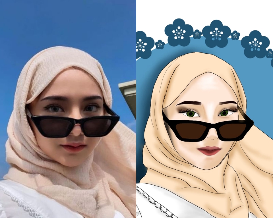 EDIT FOTO JADI KARAKTER ANIMASI 1 HARI JADI