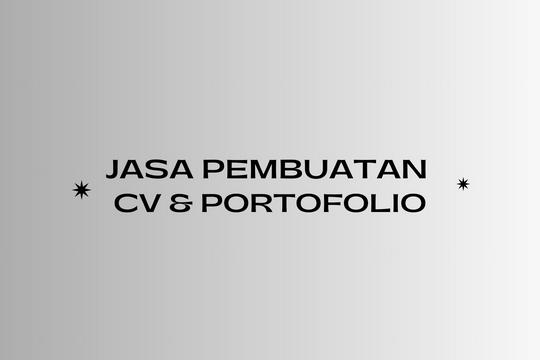 Jasa Pembuatan Portofolio, CV, Resume(ATS dan Kreatif)