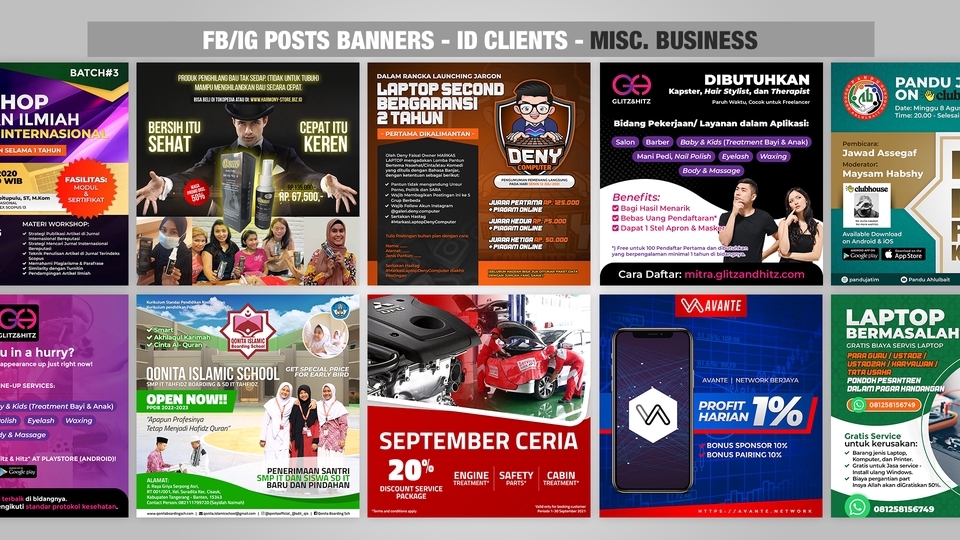 Desain Web Banner atau Social Media Banner