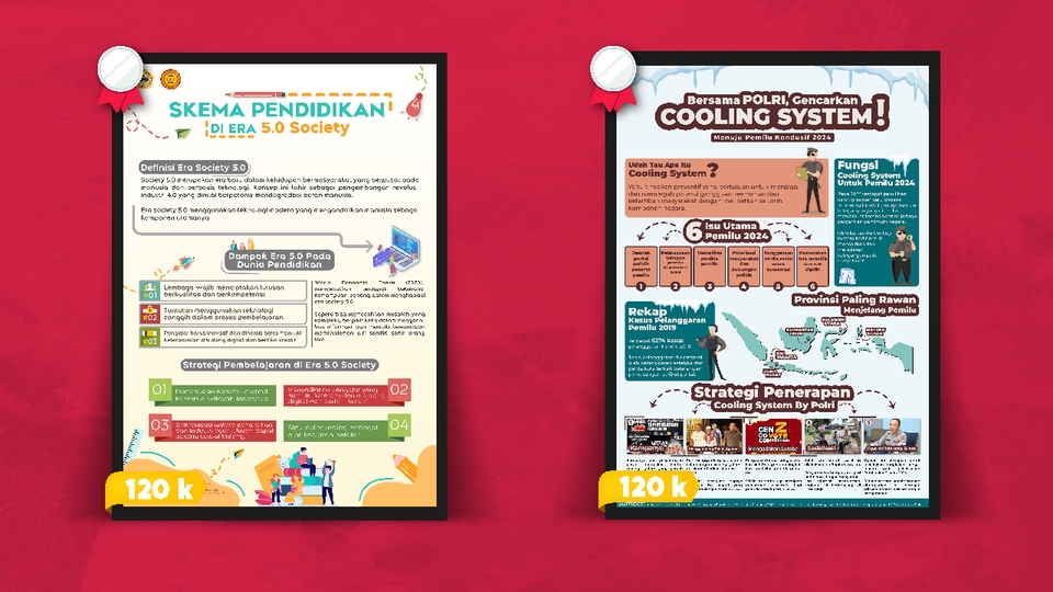 Desain Infografis (Menarik & Kreatif)