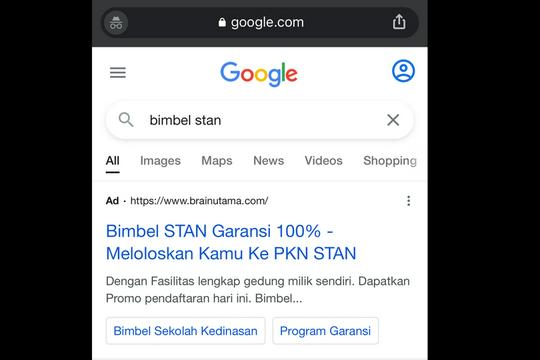 Setuap Iklan Google Ads