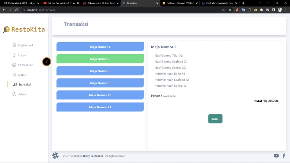 Jasa Pembuatan/perbaikan sistem aplikasi web responsiv dengan ReactJs ...